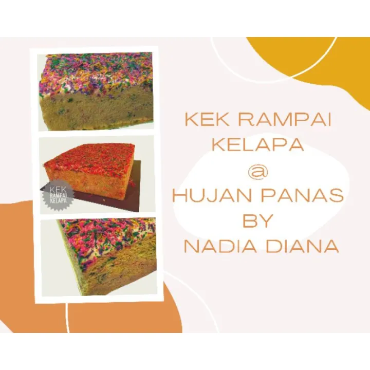 Kek Rampai Kelapa Hujan Panas By Nadia diana | Lazada