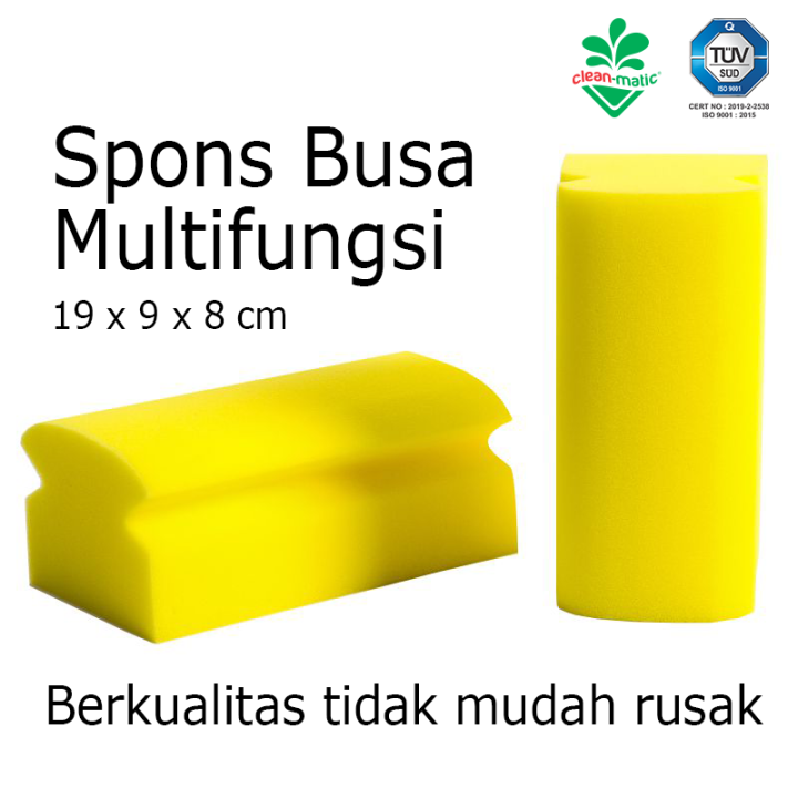 Spons Serbaguna Spons Busa Spons besar foam 950058 Cleanmatic | Lazada ...