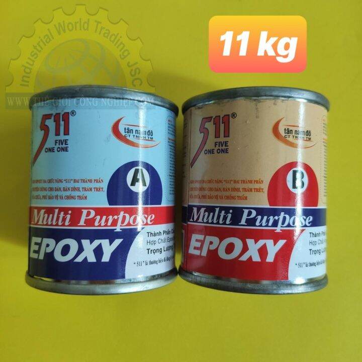 (Cặp 11kg) Keo dán đặc biệt EPOXY MULTI PURPOSE 511 | Lazada.vn