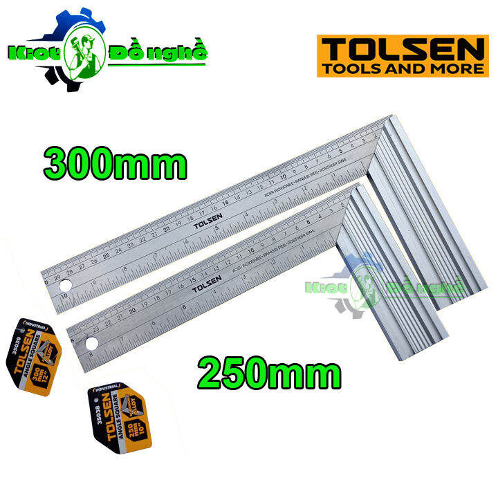 Thước vuông góc TOLSEN 35038-35039, thước ke góc vuông, eke góc vuông ...