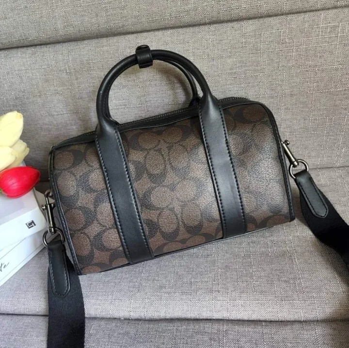 Original Coach CA186 Gotham Duffle 24 In Signature Canvas - Brown | Lazada PH