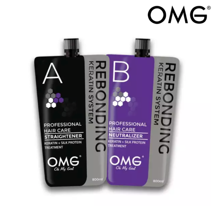Omg Rebonding Keratin System 800ml | Lazada PH