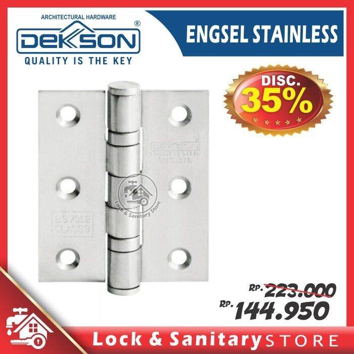 Engsel Dekson Dekkson NRP ESS 316 3X2,5X2,5MM 2BB SSS | Lazada Indonesia