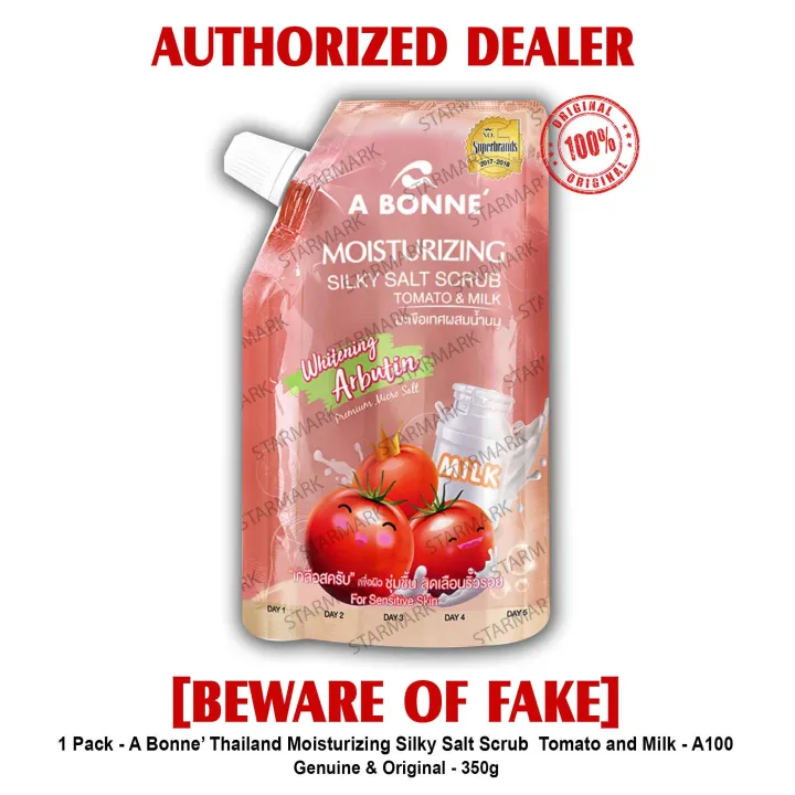 Abonne Moisturizing Silky Salt Scrub Tomato and Milk Abonne' A Bonne A ...