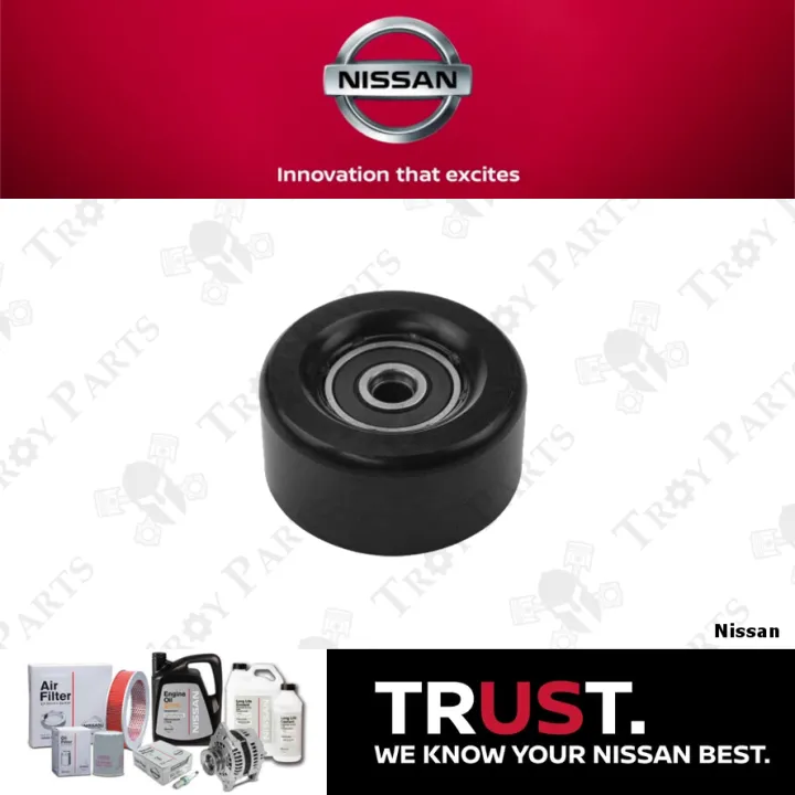 Original Nissan Fan Belt Tensioner Idler Pulley Bearing 11927-1HC0A ...