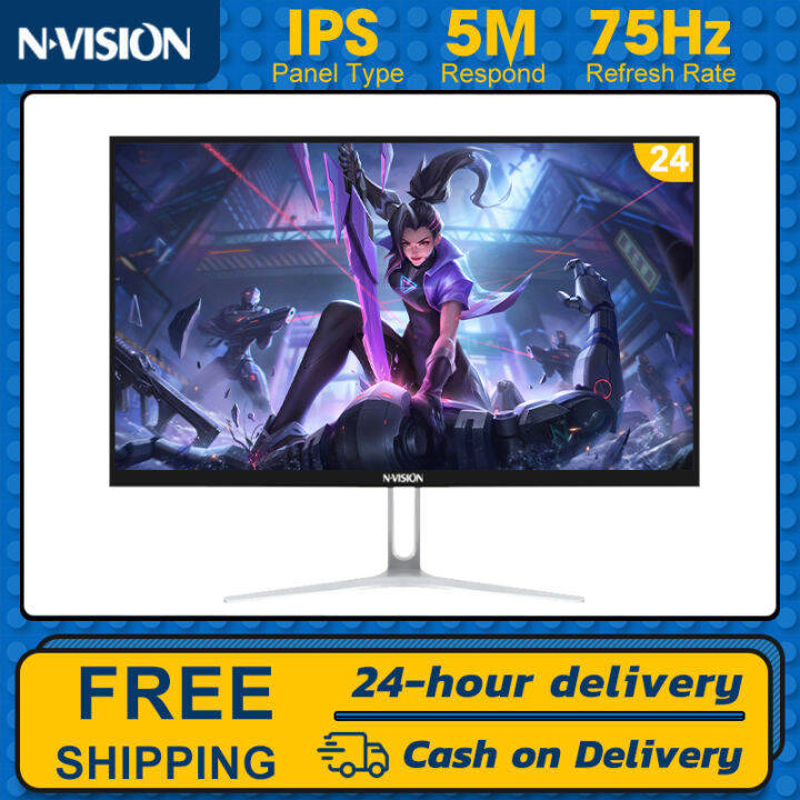 NVISION 24 inch Monitor PC Computer Monitor IPS Monitor 75Hz 5Ms ...
