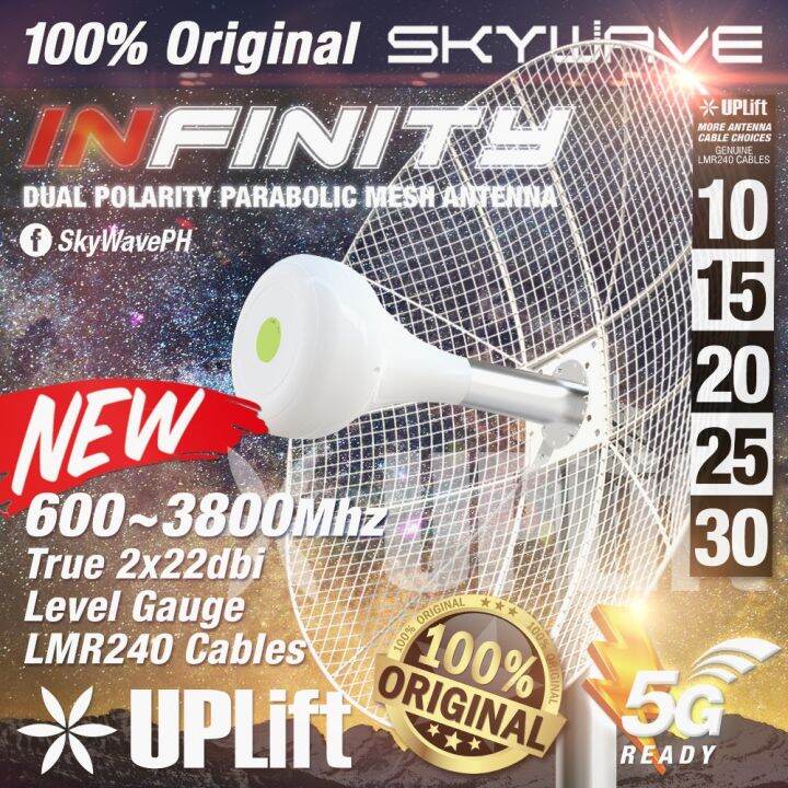 UPLift SkyWave Ultra-Wideband New Version Infinity Hyperbolic Antenna ...