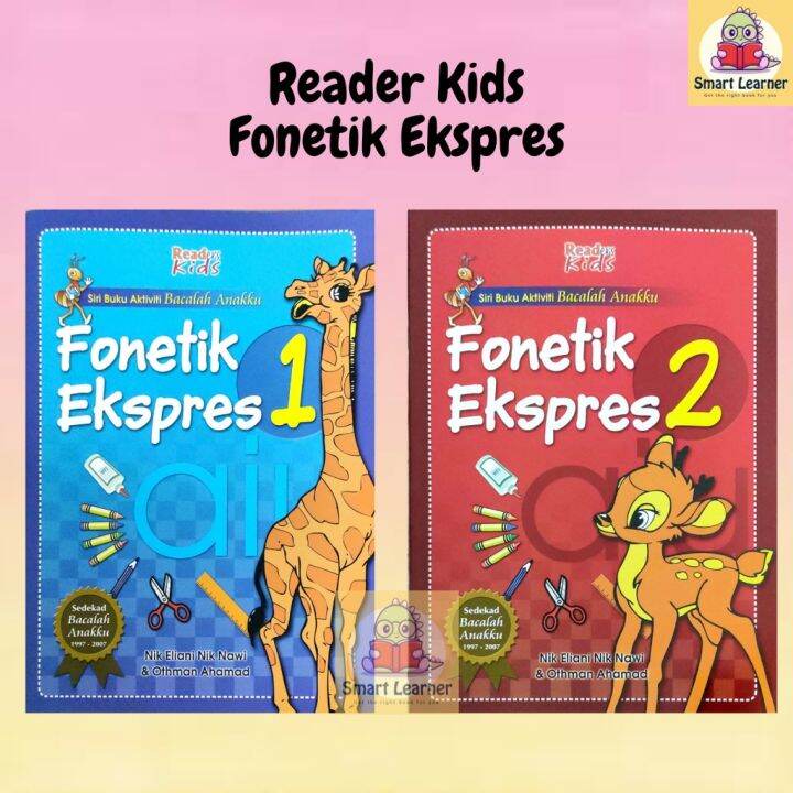 [SB] Reader Kids Siri Buku Aktiviti Bacalah Anakku - Fonetik Ekspres 1 & 2 | Lazada