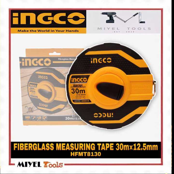 INGCO Original Fiberglass Measuring Tape 30m (HFMT8130) | Lazada PH