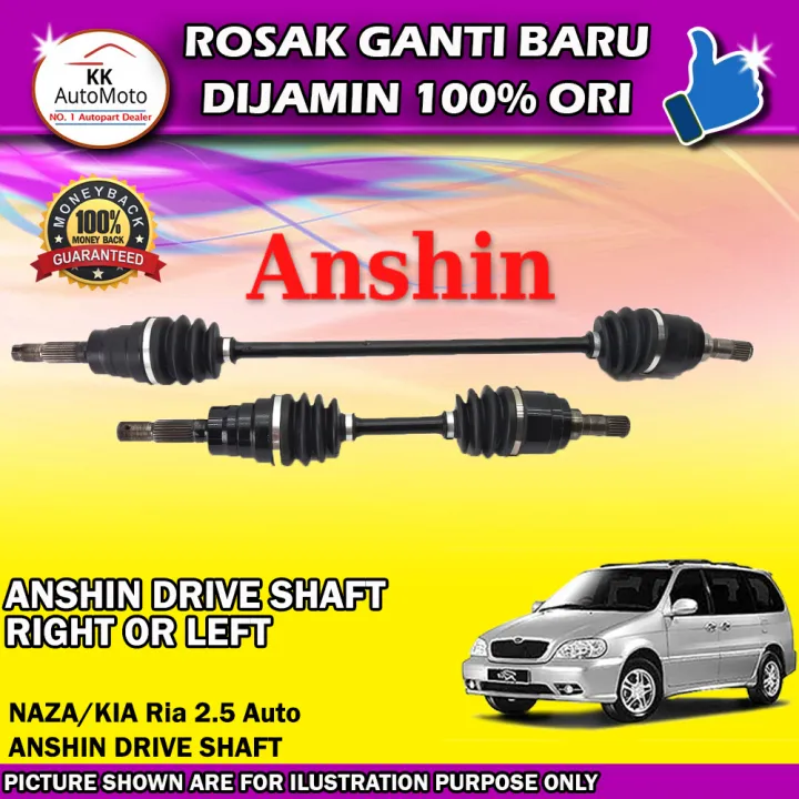 KIA Naza Ria 2.5 Auto ANSHIN JAPAN Drive Shaft | Lazada