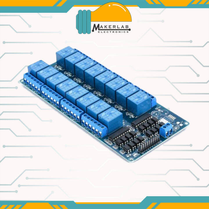 16 Channel 5V Relay Module SPDT | Lazada PH