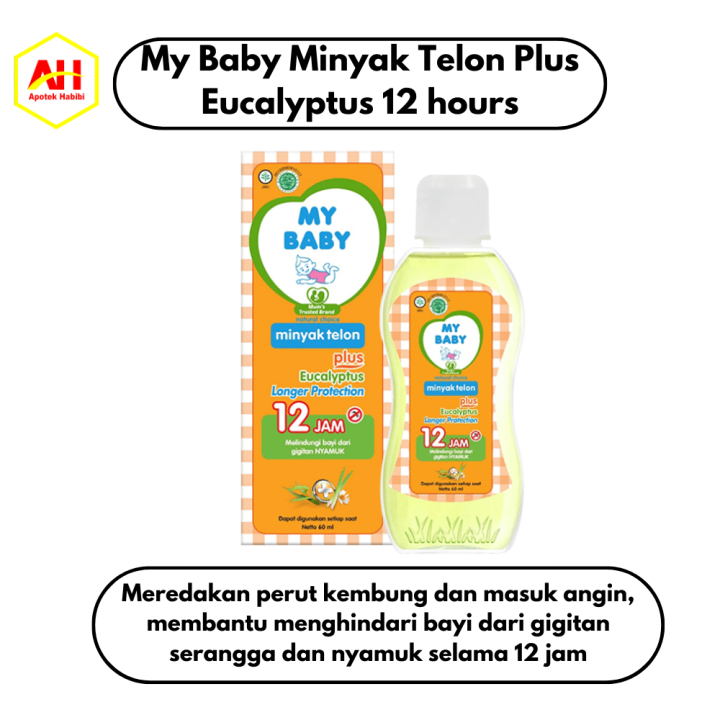 My Baby Minyak Telon plus eucalyptus 12 jam | Lazada Indonesia
