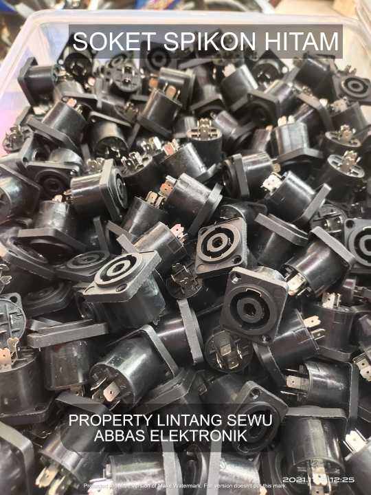 SOKET SOCET SPIKER SPIKON SOCKET SPIKON SPICON SPEAKER | Lazada Indonesia