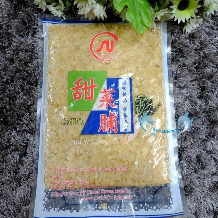Caipo Manis SU Brand 500gr / Acar Lobak Manis / Sweet Pickled Radish ...