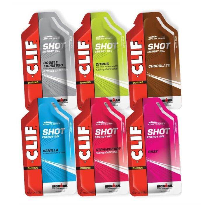 Clif Shot Energy Gel 6-Pack (4-6 Flavors) | Lazada PH