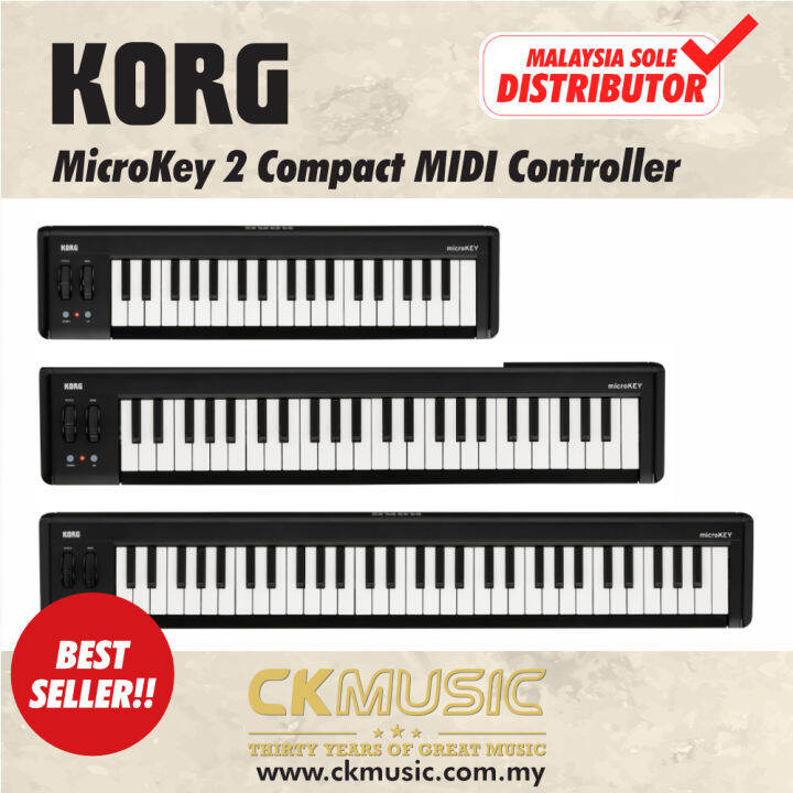 Korg MicroKey 2 Compact MIDI Controller Keyboard | Lazada