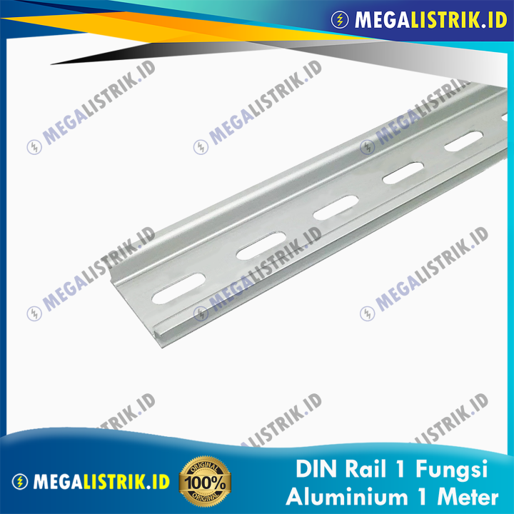 REL MCB ALUMINIUM ( 1 METER ) / DIN RAIL 1 FUNGSI MCB LISTRIK ( 1M ...