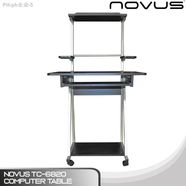 Novus Computer Table TC-6820 Black Office Table | Lazada PH