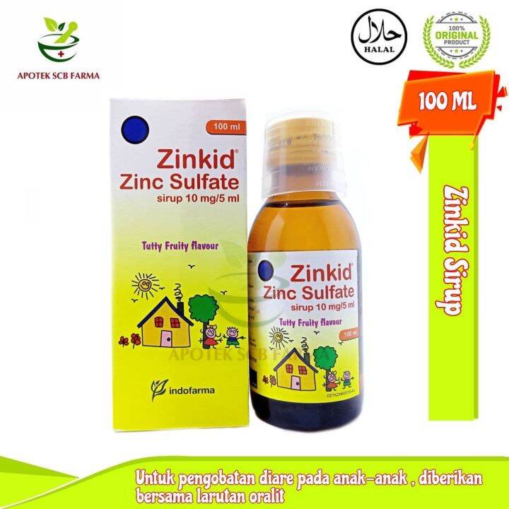 Zinkid Syrup - Pengobatan diare pada anak digunakan bersama oralit ...