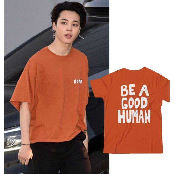 เสื้อยืด พิมพ์ลาย Bts Jimin Nomad Be A Good Human สําหรับผู้ชาย ...