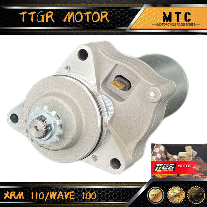 TTGR Starter Motor XRM110 Motor/WAVE100 Motor Made in Thailand | Lazada PH