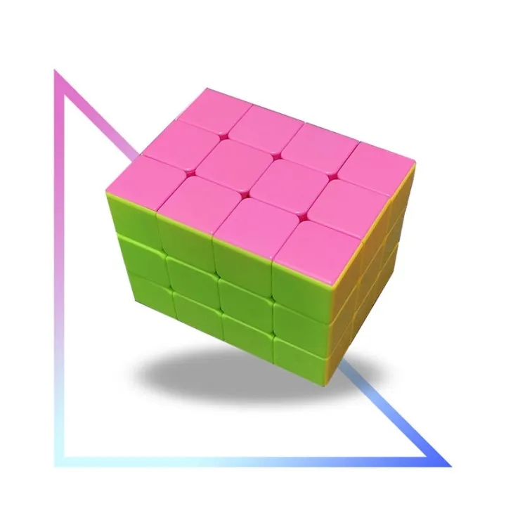 Magic Cube Fanxin Puzzle 3x3x4 Cube 334 Stickerless Educational Speed