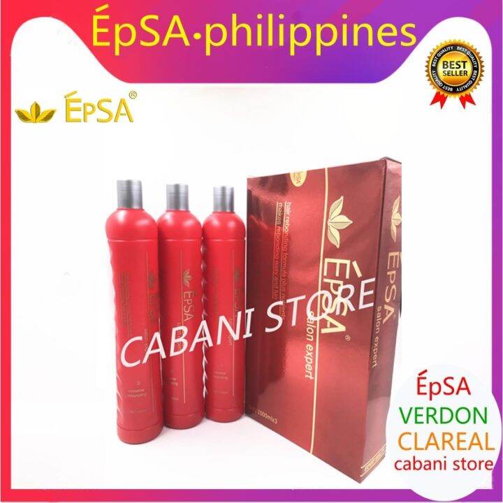 EpSA HAIR REBONDING CREAM 3in1 1000mlx3 1004 | Lazada PH