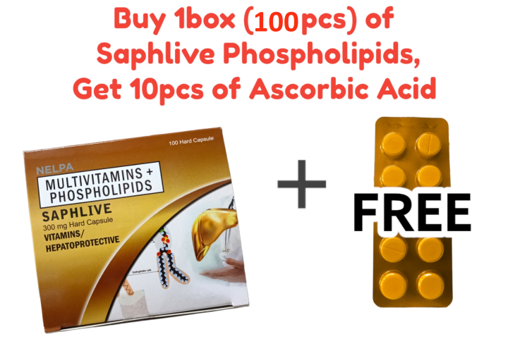 SAPHLIVE 300mg (MULTIVITAMINS + PHOSPOLIPIDS) 100 CAPSULE w/ "FREE ...
