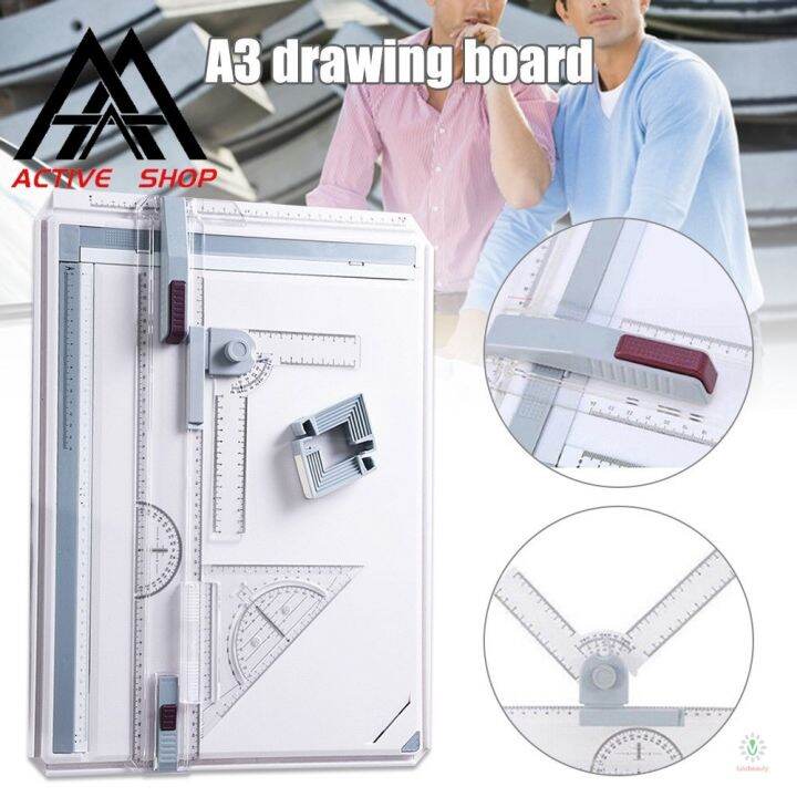 School Office Wooden Board Drafting Table A3 Drawing Board Parallel ...