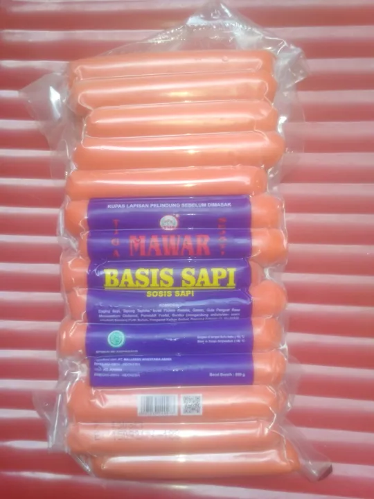sosis mawar / basis sapi mawar sosis sapi, sosis, baso 500gr | Lazada ...