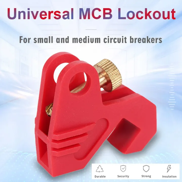 RONGW แบบพกพา MCB Universal Copper Safety Loto Lock Lockout Circuit ...