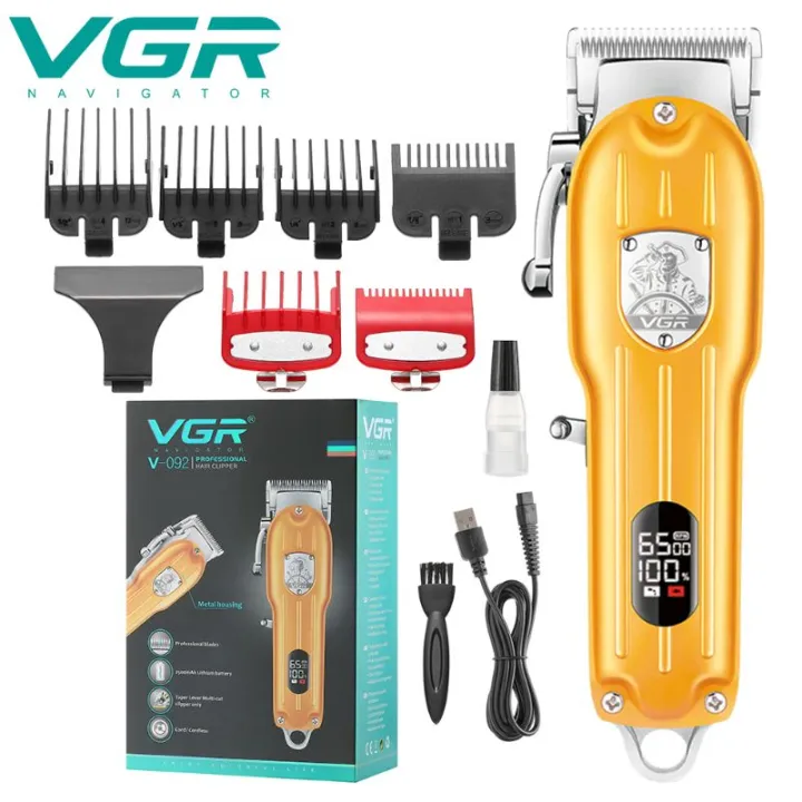⚡NEW !! VGR V-092 ปัตตาเลี่ยน ไร้สายชาร์ตไวใช้ได้นาน อด ！ ถึก ！ แรง ...