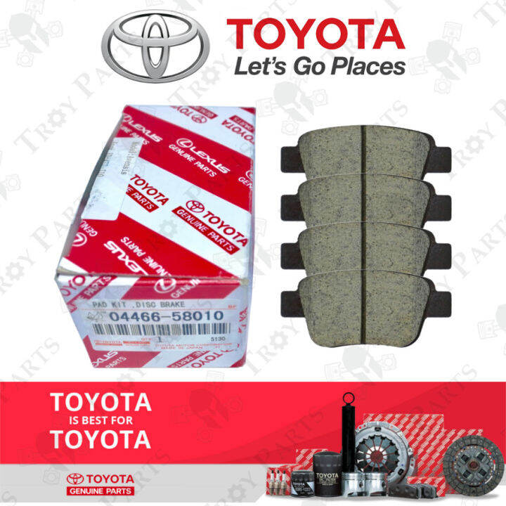 Original Toyota Rear Brake Pad 04466-28110 / 04466-58010 for Estima ...