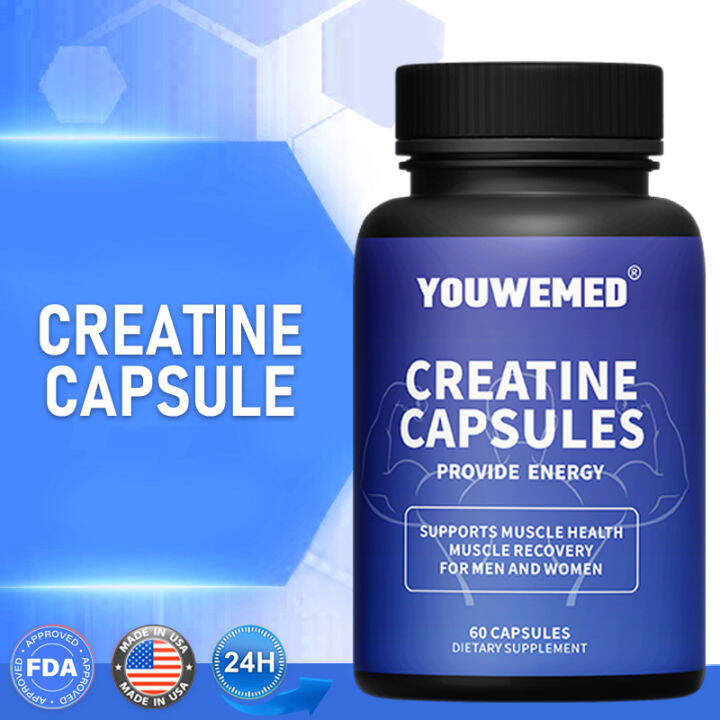 Creatine capsules,Monohydrate Pill Supplement | Strength, Muscle Growth ...
