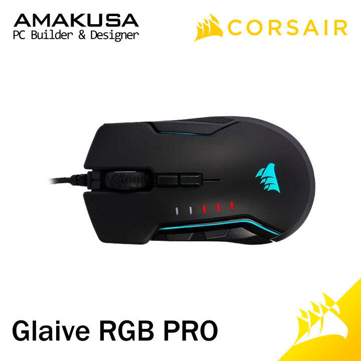 Corsair Glaive RGB PRO Gaming Mouse Mice Lightweight On Board Memory ...