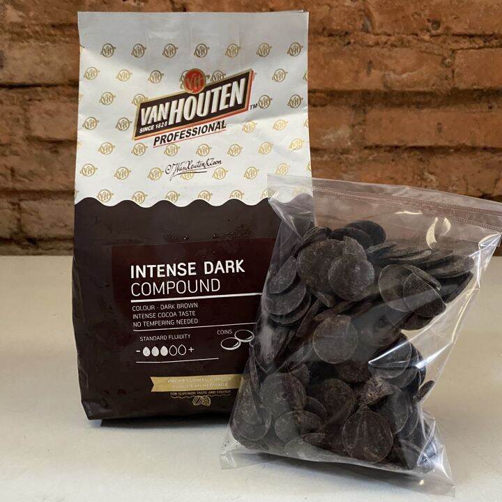 Van Houten Intense Dark Compound 200GR / Coin / Compound / Coklat ...