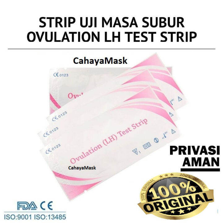 Test Pack Alat Tes Kesuburan/Tes Masa Subur/Ovulation LH Strip | Lazada ...