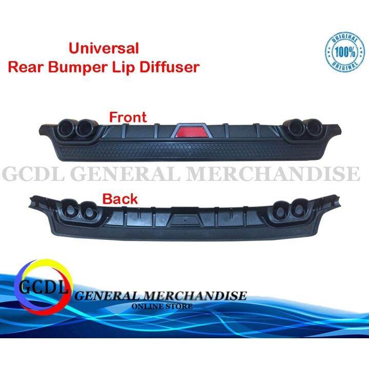 Universal Rear Bumper Lip diffuser | Lazada PH
