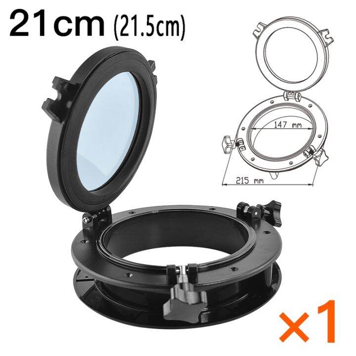 Round Portholes Plastic Hatches Port Lights Opening Window 8 Inch 21cm ...