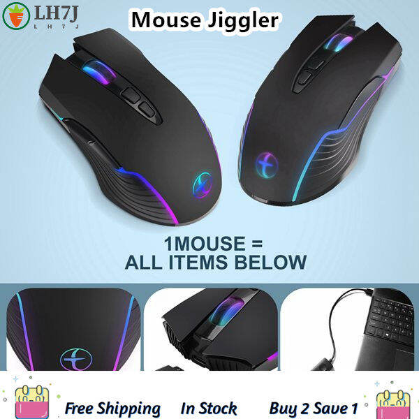Wireless Gaming Mouse Mover Mouse Jiggler with On/Off Button Keep ...