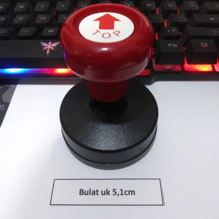 STEMPEL NAMA / No HP/WA Bulat Ukuran 5.1 cm I STEMPLE LOGO I STAMPEL ...