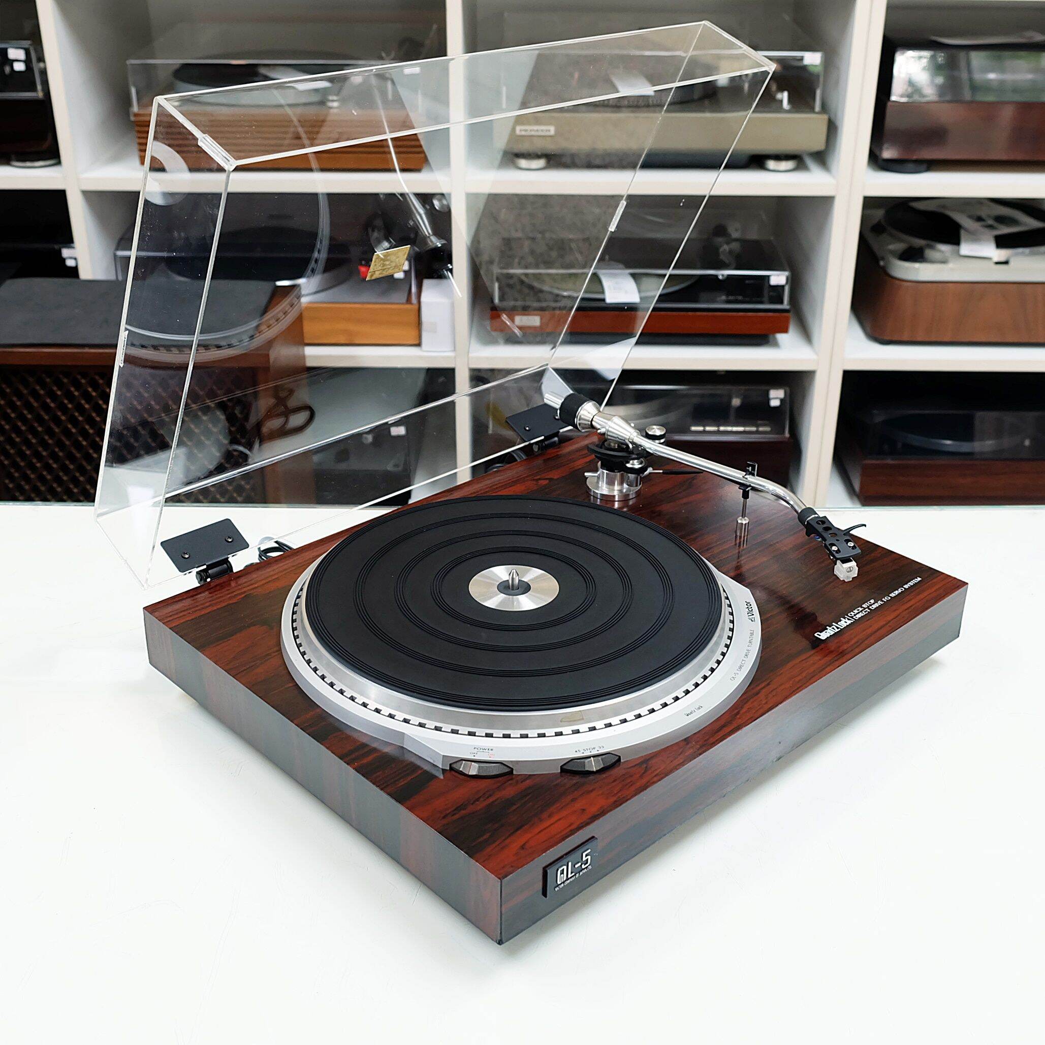 เครื่องเล่นแผ่นเสียง Victor QL-5 | Lazada.co.th