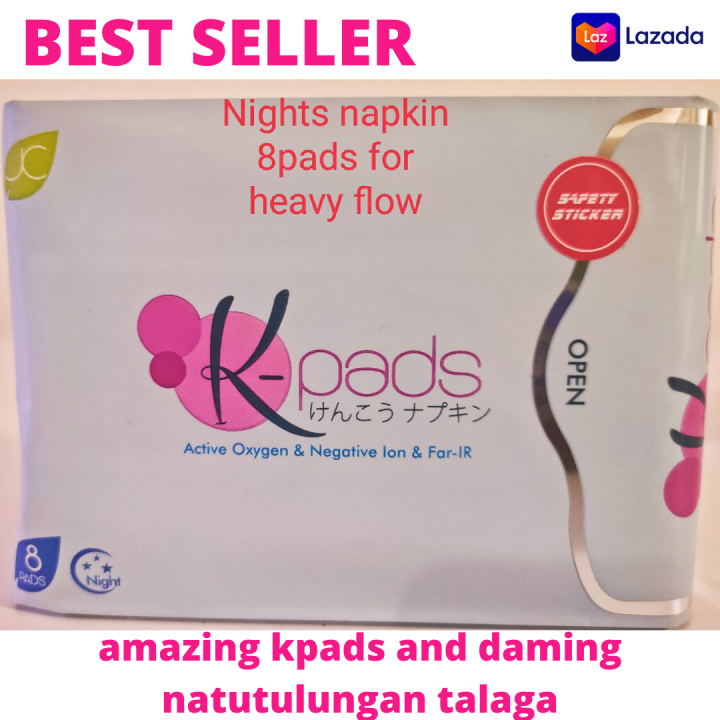 BEST SELLER 1pack NIGHTS NAPKIN 8 PCS/PACK WITH NEGATIVE IONS ORGANIC ...