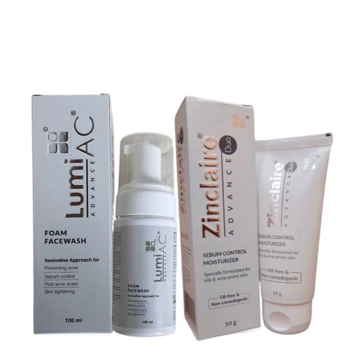 Lumi AC Foam Face Wash Zinclaire Duo Sebum Control Moisturizer Special ...