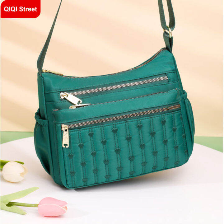 Women's shoulder bag, Korean mother's bag, lightweight nylon bag, multi ...