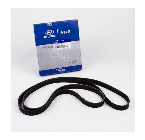 [ORIGINAL] 252122F320=252122F310 FAN BELT 6PK2411 HYUNDAI SANTA FE 2018 ...