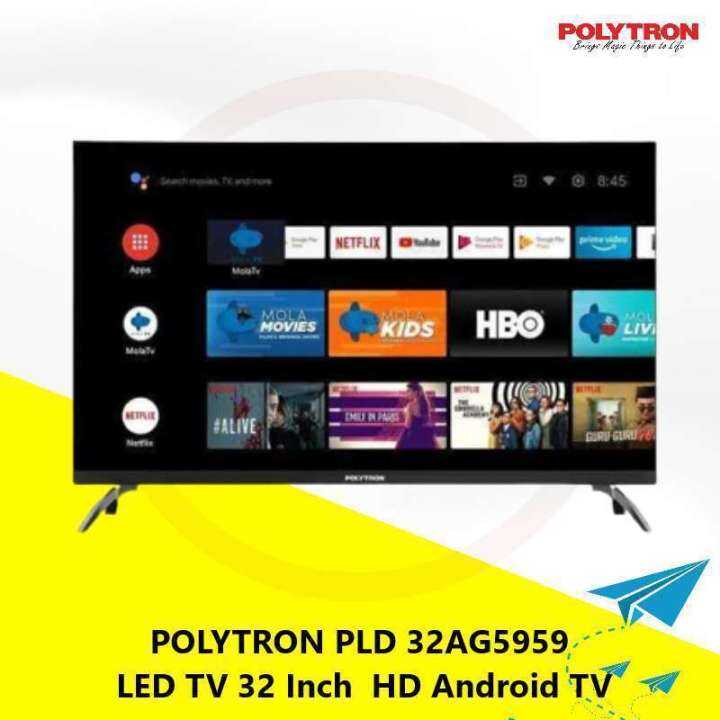 POLYTRON PLD 32AG5959 LED TV 32 Inch HD Ready Android TV | Lazada Indonesia