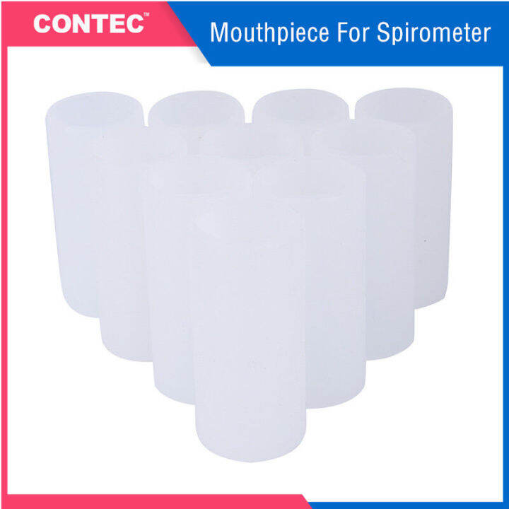 CONTEC 10pcs Reusable Mouthpieces for CONTEC Spirometer Plastic Pipe ...