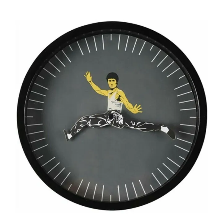 Kung Fu Clock Chinese Kung Fu Wall Clock Bruce Lee Kung Fu Wall Clock ...