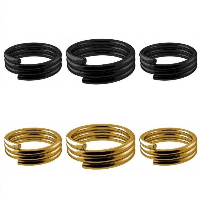 Dart Springs 3pcs - Stem Accessories - for use on darts Nylon Shafts - Black or gold spring ...